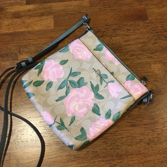 Coach | Bags | New Vintage Style Coach Roses Cross Body Bag | Poshmark